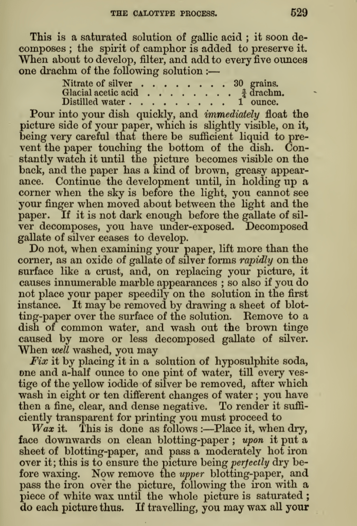 Calotype Paper Negatives – Tim Layton